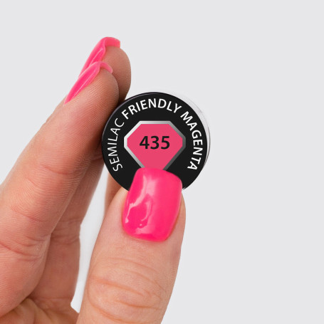 435 FRIENDLY MAGENTA UV Nagellack 7ml Semilac von SEMILAC - Jetzt 1...